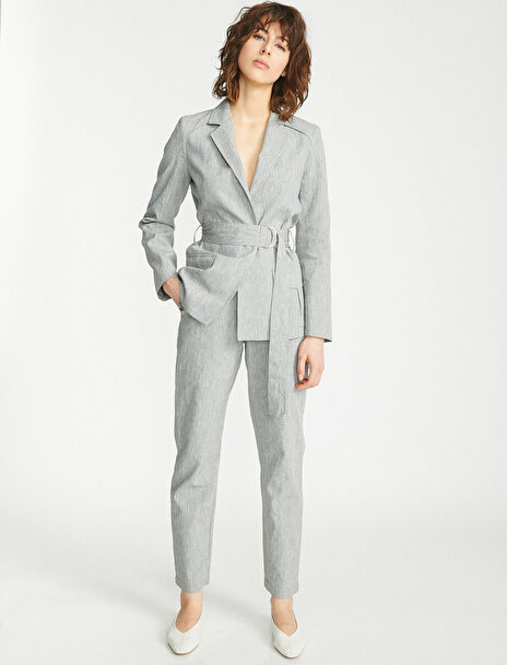 Koton Kadın Keten Klasik Pantolon