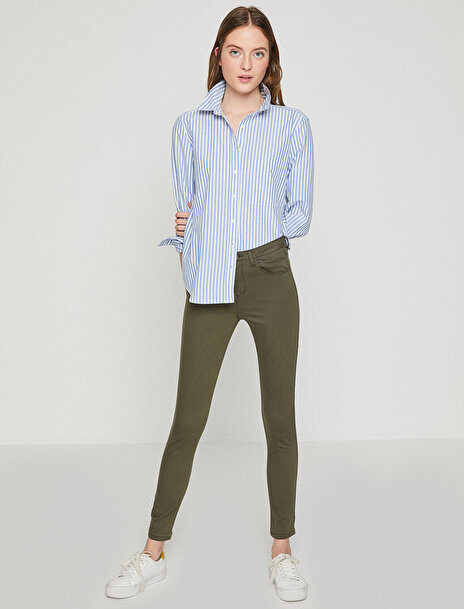 Koton Kadın Kısa Paça Pantolon