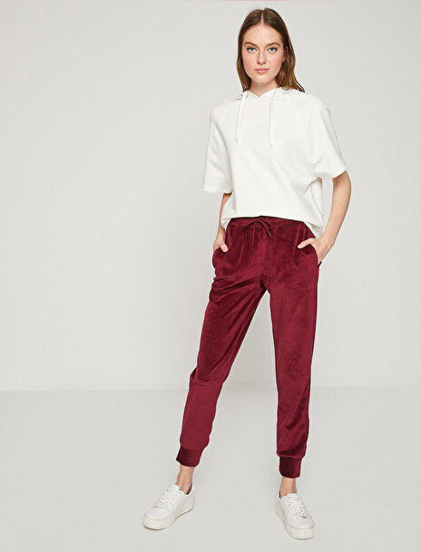 Koton Kadın Kadife Eşofman Altı