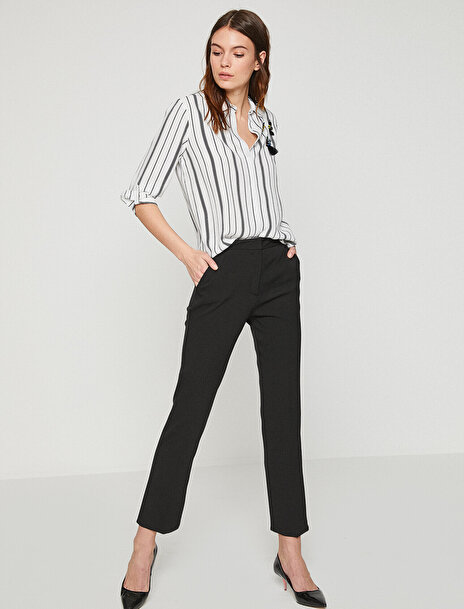 Koton Kadın Kısa Paça Pantolon