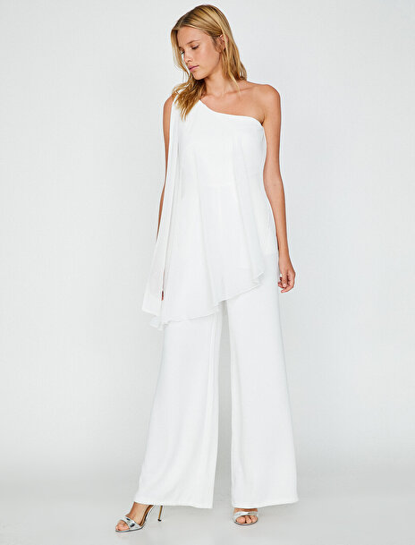 Koton Kadın Tül Detaylı Tulum