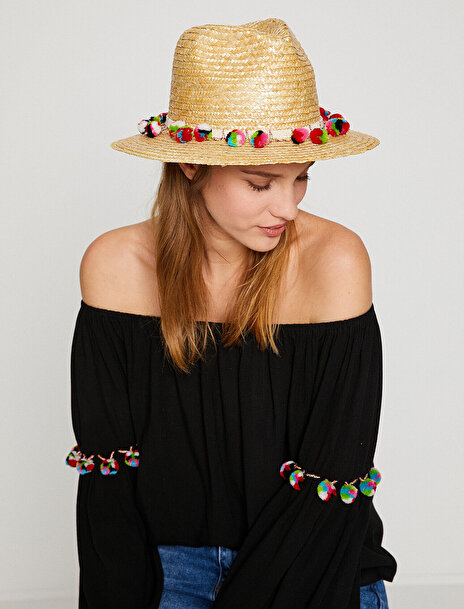 Koton Kadın İşlemeli Şapka