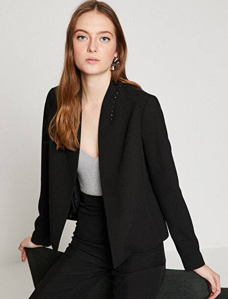 Koton Kadın İnci Detaylı Ceket