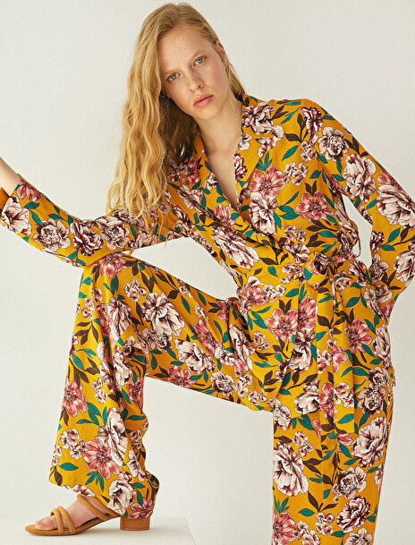 Koton Kadın Çiçekli Ceket