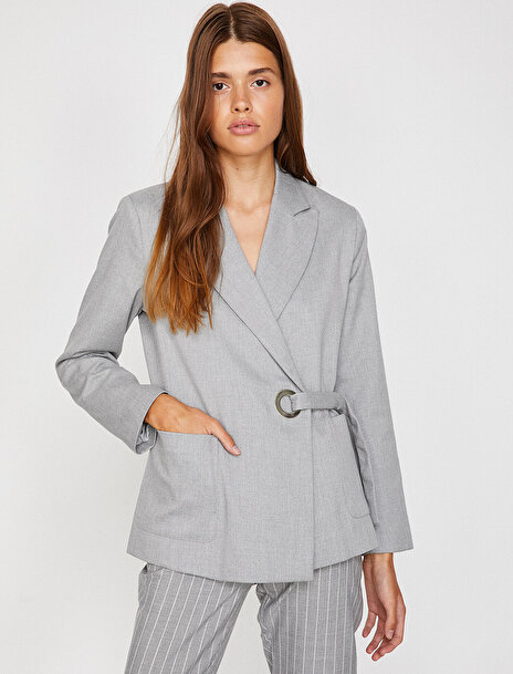 Koton Kadın Kemer Detaylı Ceket