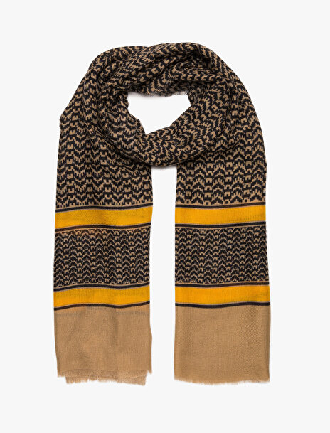 Koton Kadın Desenli Atkı