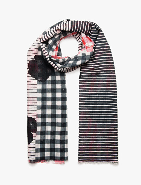 Koton Kadın Desenli Atkı