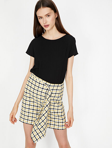 Koton Kadın Oyuk Yaka Bluz