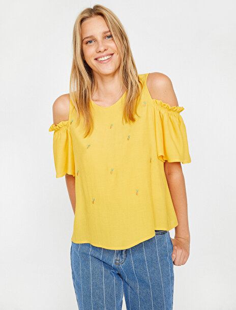 Koton Kadın Omzu Açık Bluz