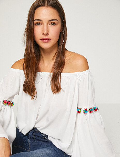 Koton Kadın Omzu Açık Bluz