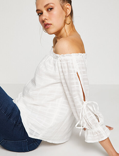 Koton Kadın Omzu Açık Bluz