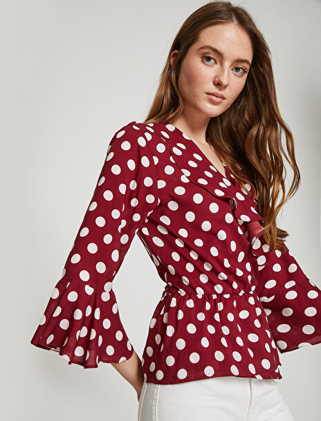 Koton Kadın Puantiyeli Bluz