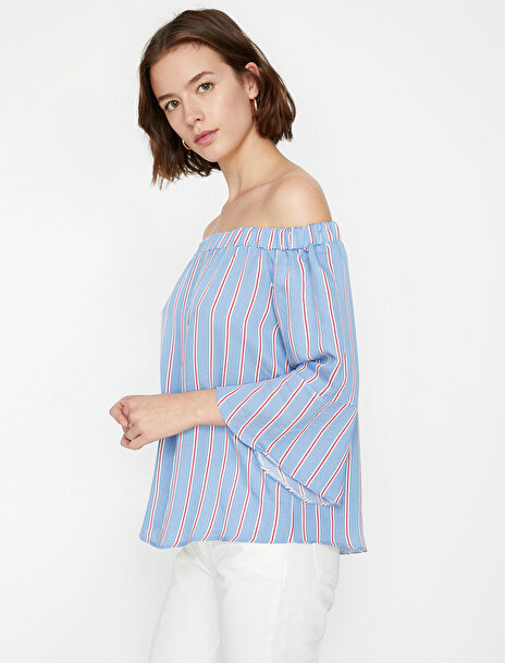 Koton Ole Genç Kız Omzu Açık Bluz