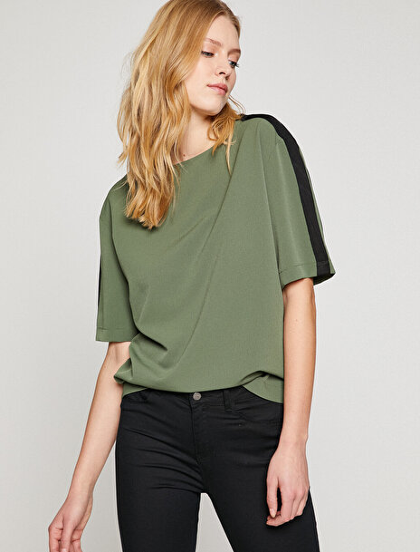 Koton Kadın Şeritli Bluz