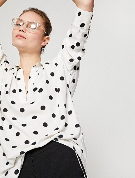 Koton Kadın Puantiyelli Bluz