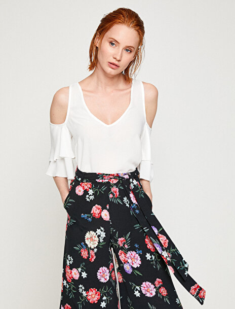 Koton Kadın Omzu Açık Bluz