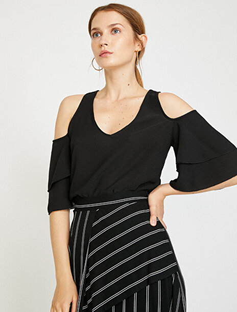 Koton Kadın Omzu Açık Bluz