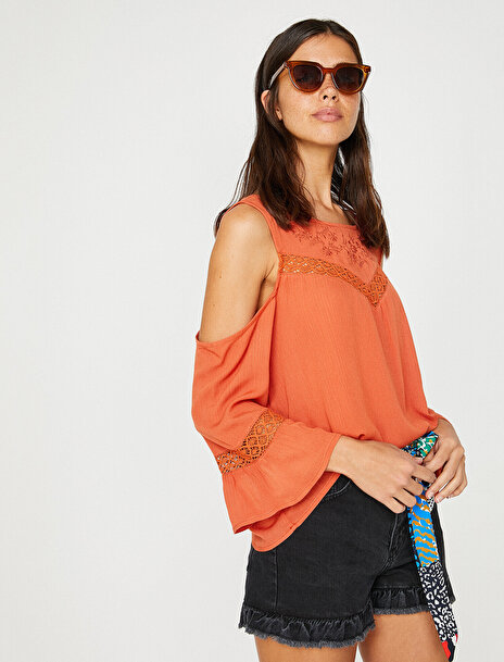 Koton Kadın Omzu Açık Bluz