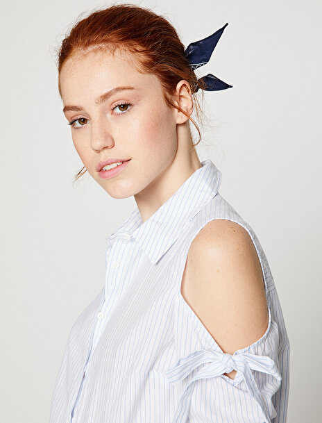 Koton Kadın Omzu Açık Gömlek