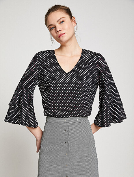 Koton Kadın Puantiyeli Bluz