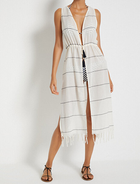 Koton Kadın Beli Bağlamalı Kimono