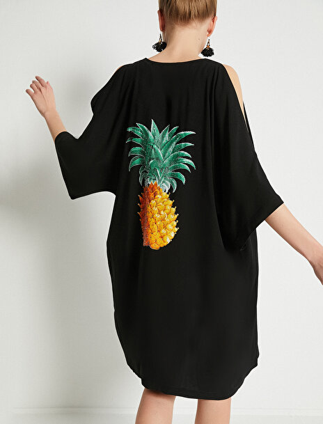 Koton Kadın Sırt Detaylı Kimono Koton Kadın Sırt Detaylı Kimono