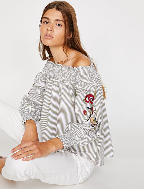 Koton Kadın Omzu Açık Bluz