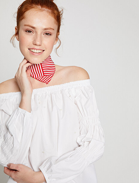 Koton Kadın Boncuk Detaylı Bluz