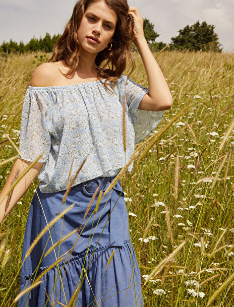 Koton Kadın Omzu Açık Bluz