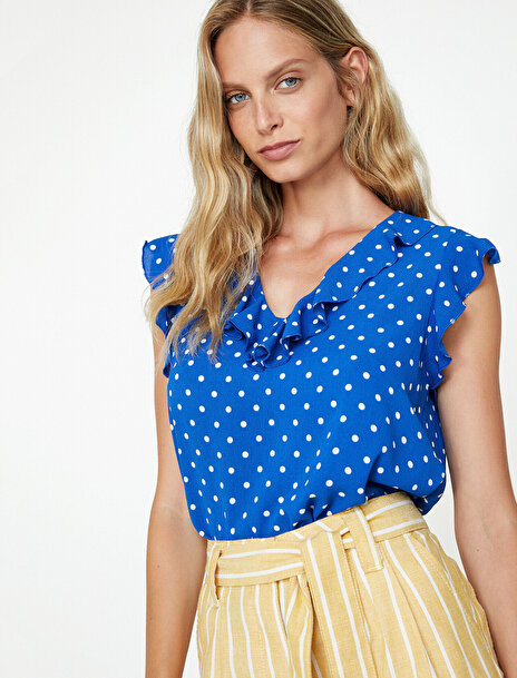 Koton Kadın Puantiyeli Bluz