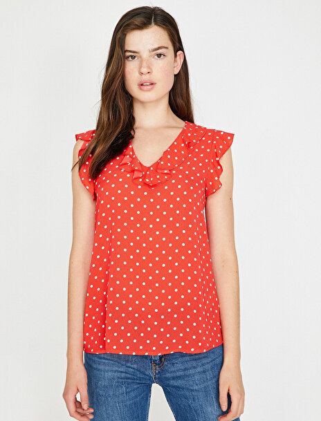 Koton Kadın Puantiyeli Bluz