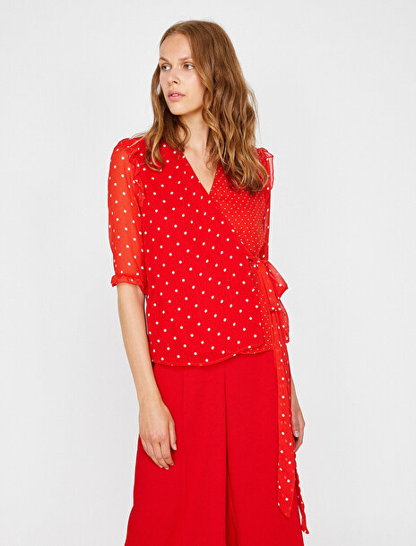 Koton Kadın Puantiyeli Bluz