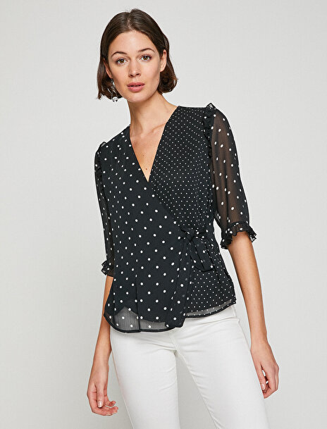 Koton Kadın Puantiyeli Bluz