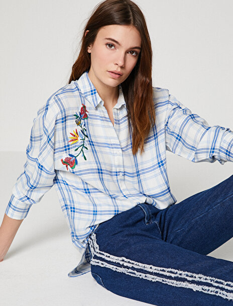 Koton Kadın İşlemeli Bluz