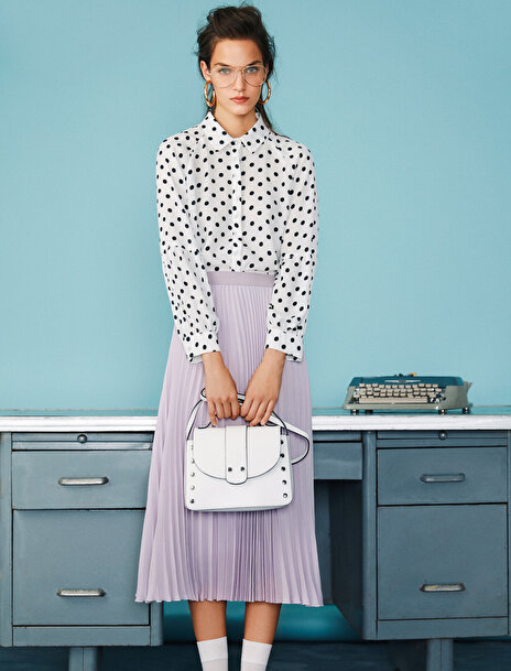 Koton Kadın Pilili Etek