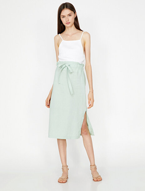 Koton Kadın Beli Bağlamalı Etek