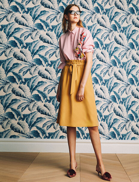 Koton Kadın Beli Bağlamalı Etek