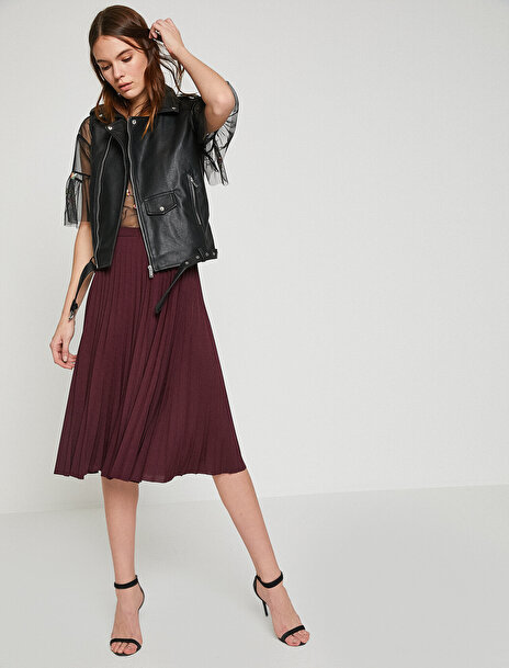 Koton Kadın Pilili Etek