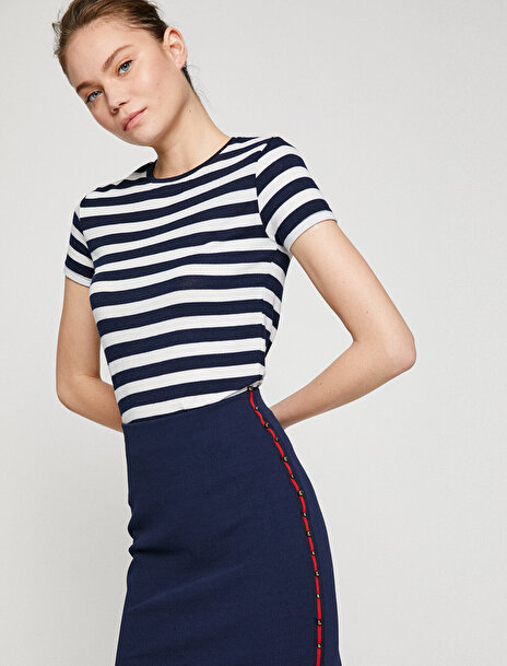 Koton Kadın Boncuk Detaylı Etek