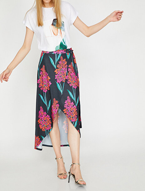 Koton Kadın Beli Bağlamalı Etek