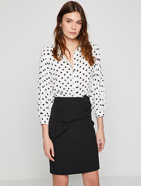 Koton Kadın Beli Bağlamalı Etek