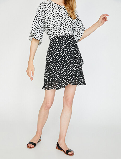 Koton Kadın Puantiyeli Etek