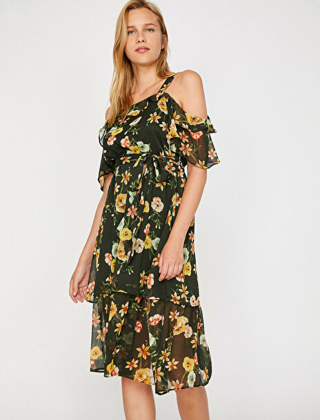 Koton Kadın Çiçekli Yazlık Elbise