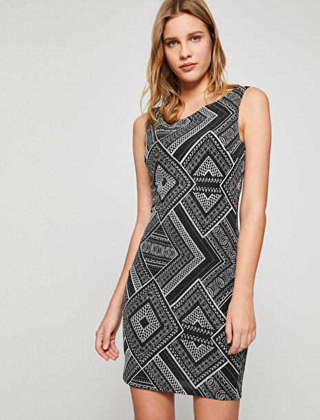 Koton Kadın Etnik Desenli Elbise