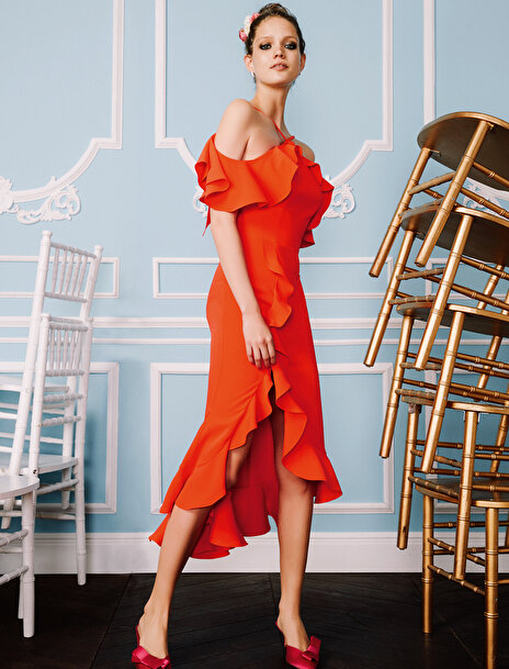 Koton Kadın Zeynep Tosun For Koton Elbise Abiye Koton Kadın Zeynep Tosun For Koton Elbise Abiye