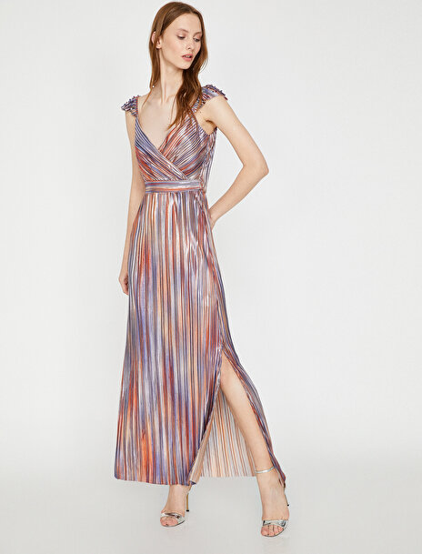 Koton Kadın Boncuk Detaylı Elbise