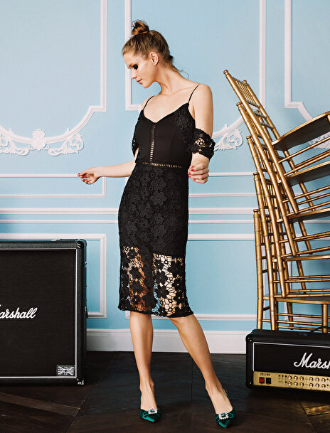 Koton Kadın Omzu Açık Elbise