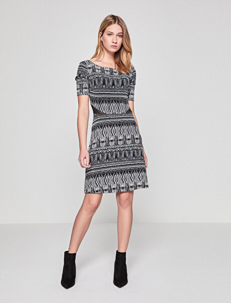 Koton Kadın Etnik Desenli Elbise