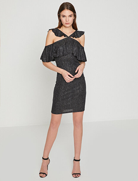 Koton Kadın Omzu Açık Elbise