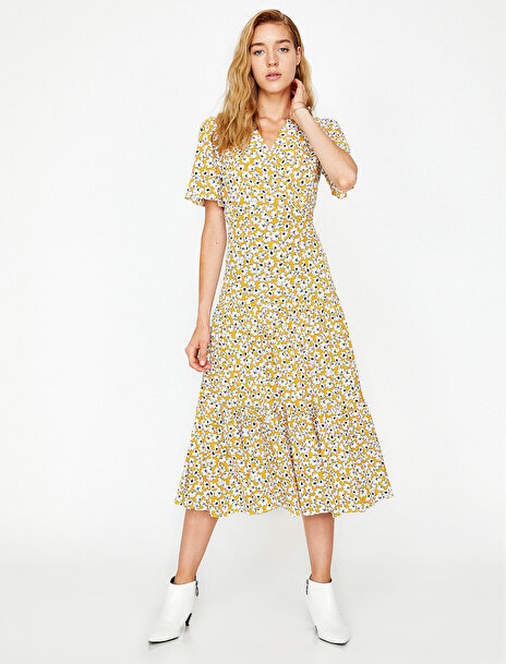 Koton Kadın Çiçekli Yazlık Elbise